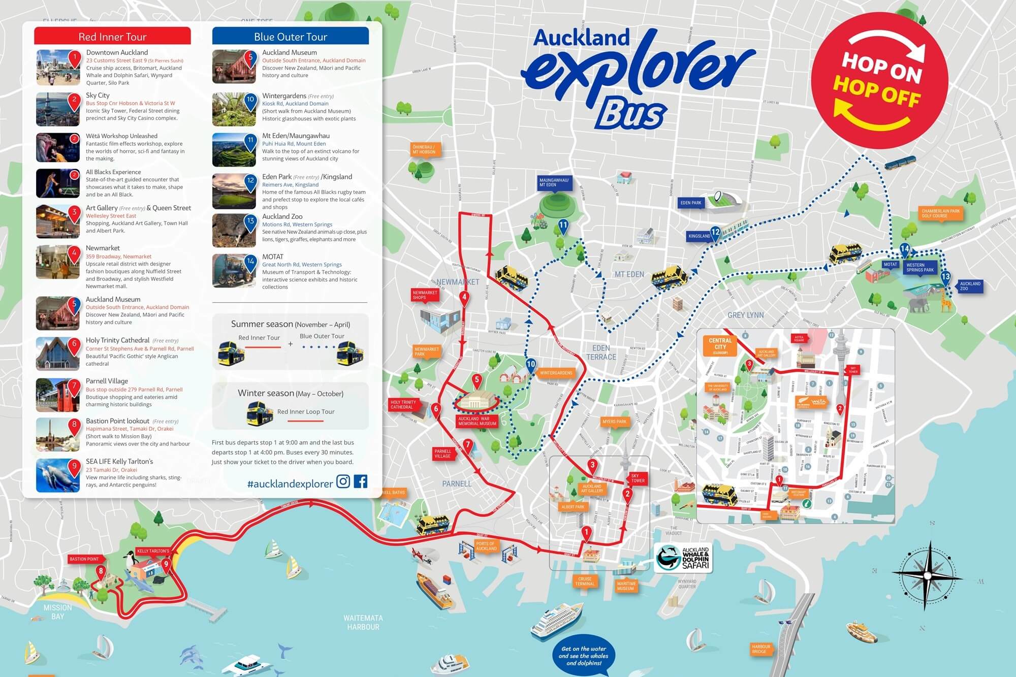 ニュージーランド｜オークランド1日観光ならエクスプローラー･バスが便利！ | A-jump ! blog